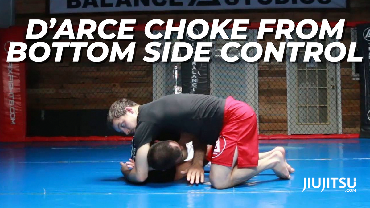 D'arce Choke from Bottom Side Control – JiuJitsu.com