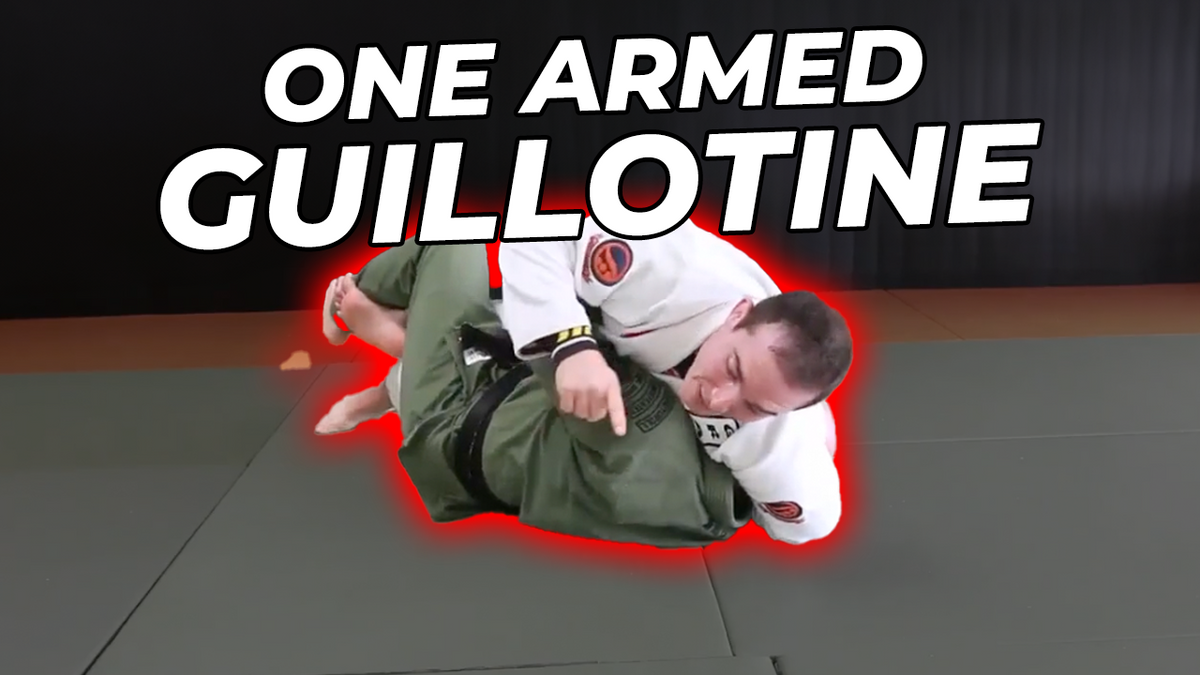 One Armed Guillotine from Half Guard – JiuJitsu.com